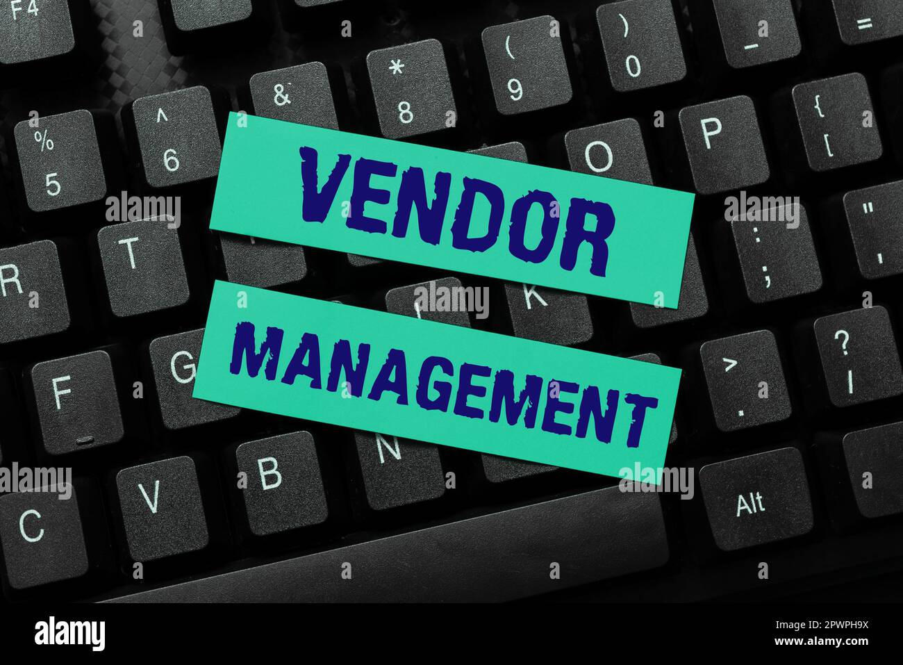 Hand writing sign Vendor Management, Business showcase activities ...
