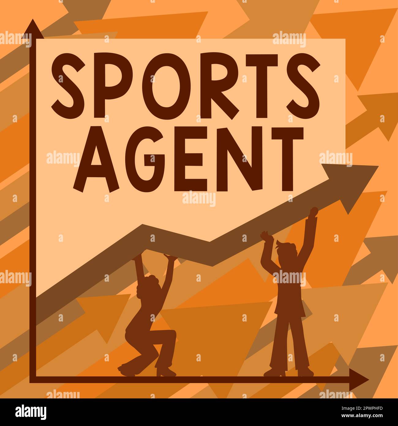 Inspiration showing sign Sports Agent, Internet Concept person manages ...