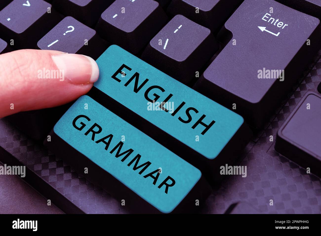 Sign displaying English Grammar, Concept meaning courses cover all ...