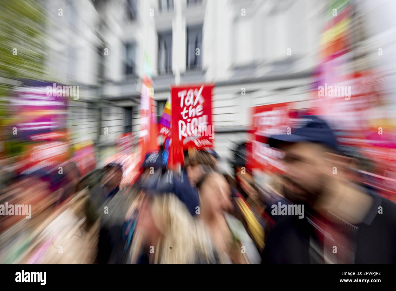 Brussels, Belgium. 01st May, 2023. Illustration picture shows an action ...