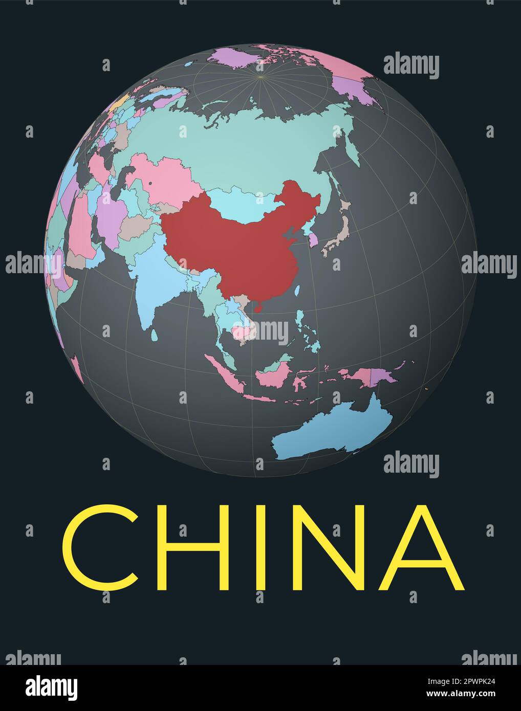 Centered Earth China