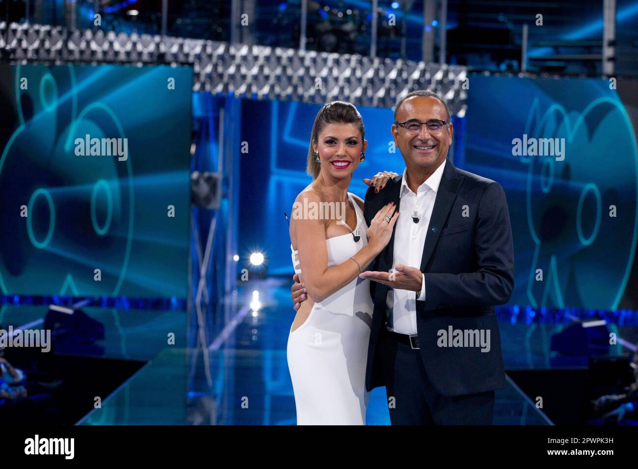 Rome, Italy. 28th Apr, 2023. Rome, Rai ex Dear studios, TV show "The best years". In the photo ...