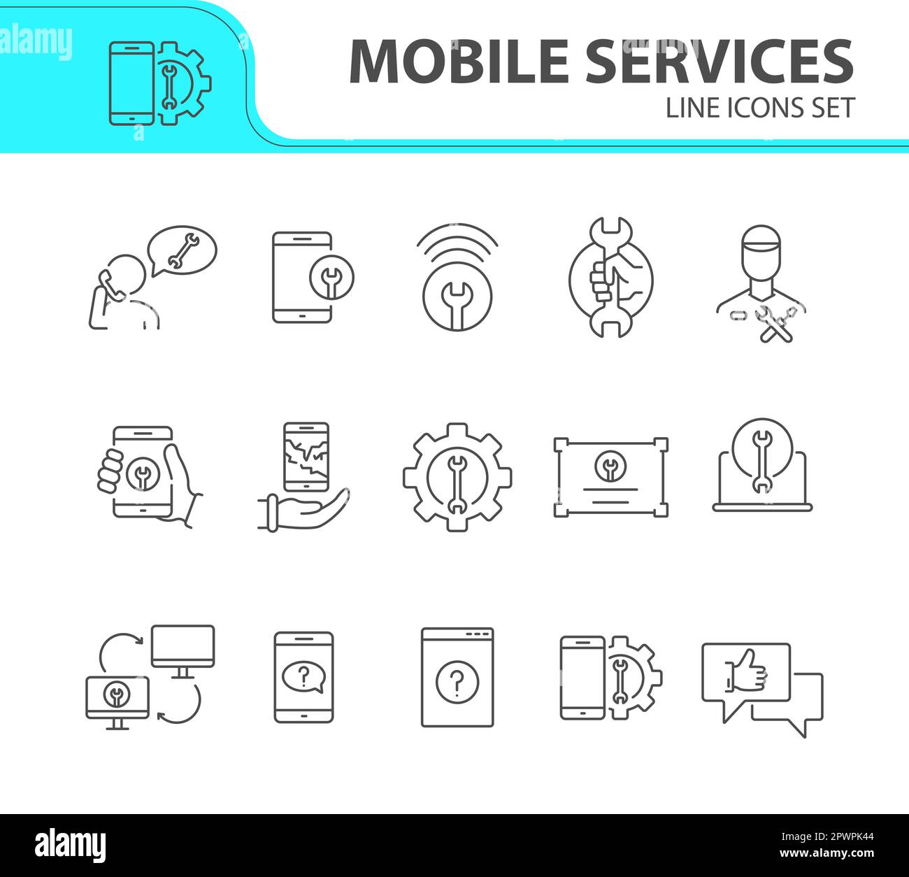 Technical assistance services Stock Vector Images - Alamy