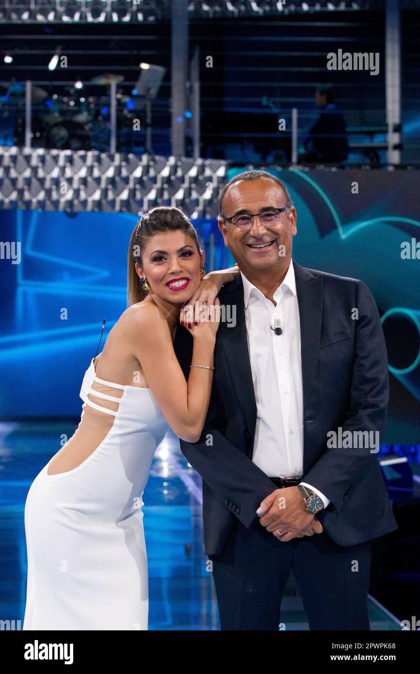 Rome, Italy. 28th Apr, 2023. Rome, Rai ex Dear studios, TV show "The best years". In the photo ...