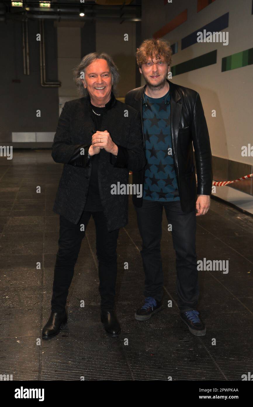 Rome, Italy. 28th Apr, 2023. Rome, Rai ex Dear studios, TV show "The ...