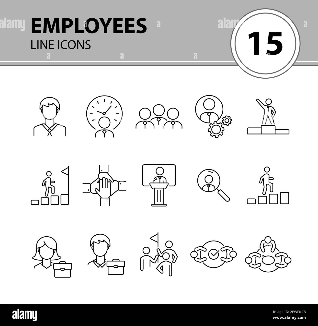 Corporate employees Black and White Stock Photos & Images - Alamy