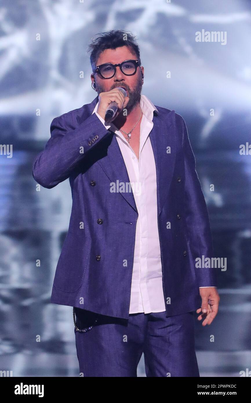 Rome, Rai ex Dear studios, TV show "The best years". In the photo ...
