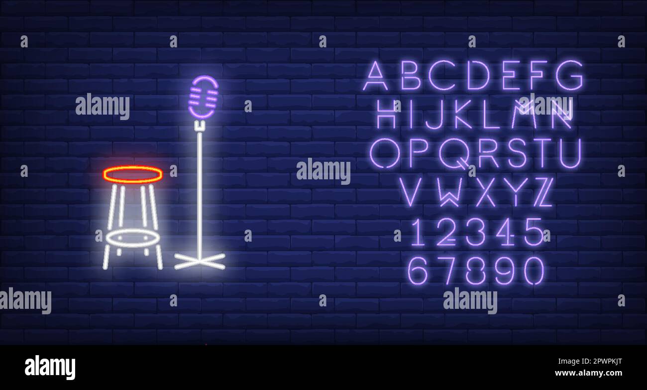 Stage neon icon Stock Vector Image & Art - Alamy