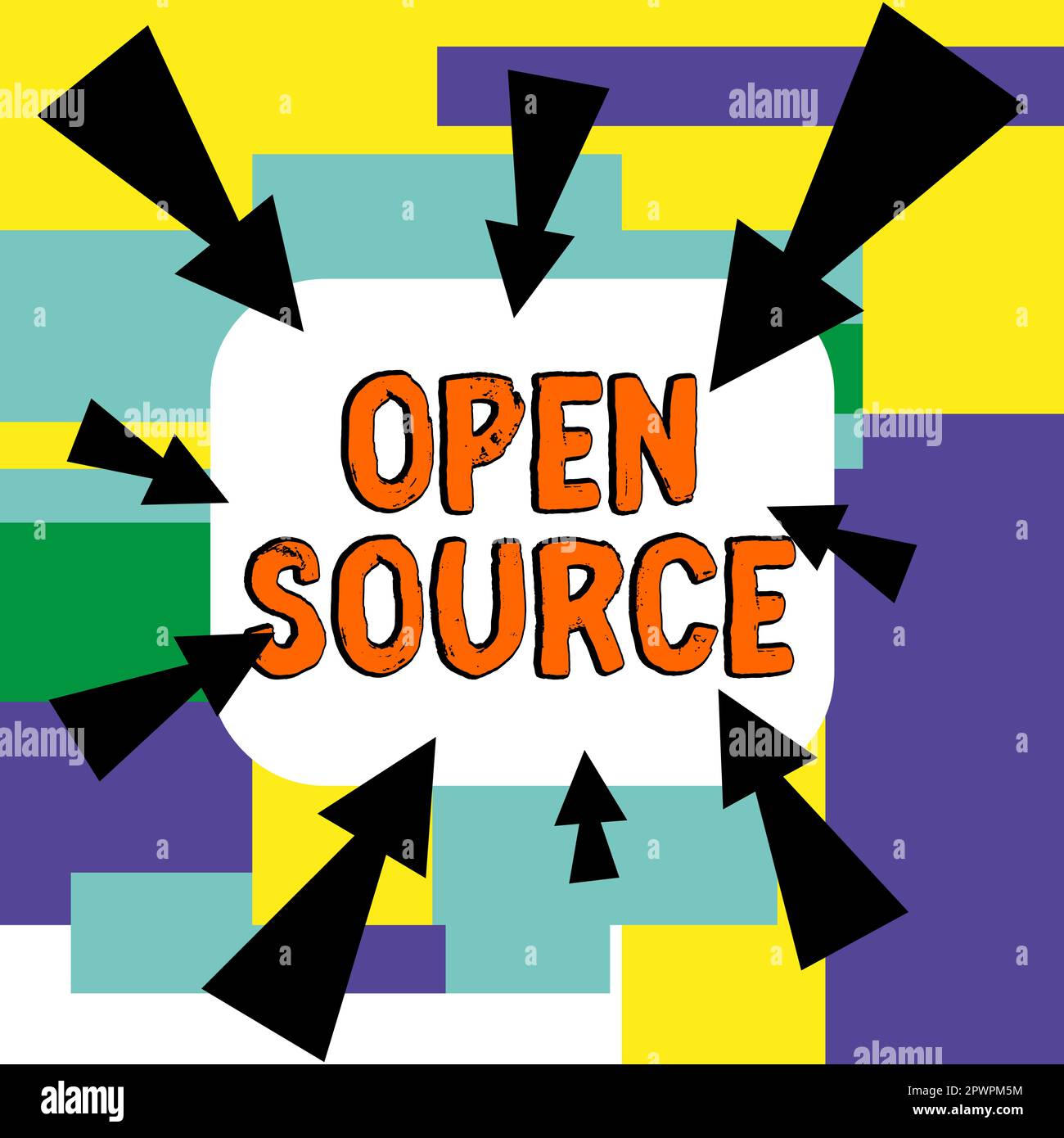 Conceptual display Open Source, Concept meaning denoting software which original source code ...