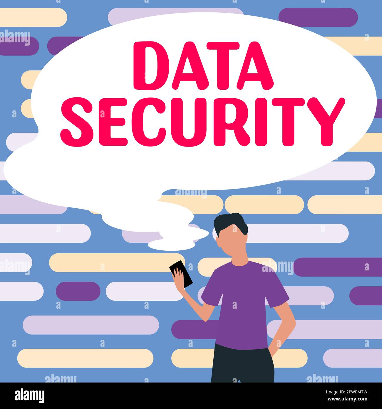 Text showing inspiration Data Security, Internet Concept Confidentiality Disk Encryption Backups ...