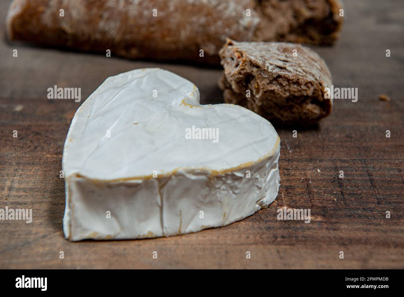the traditional Neufchatel cheese, dairy product, France Stock Photo ...