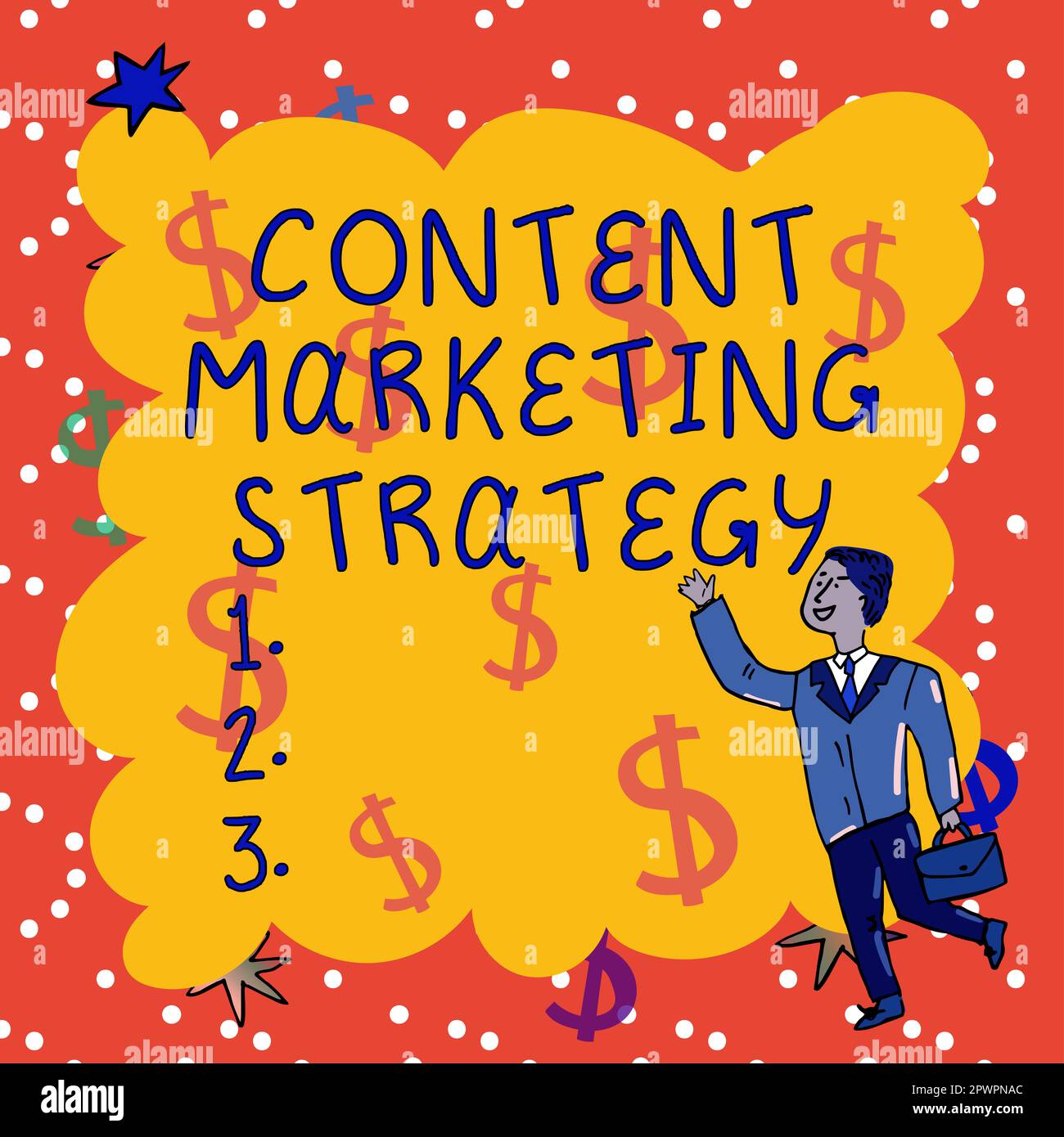 Conceptual caption Content Marketing Strategy, Business showcase ...