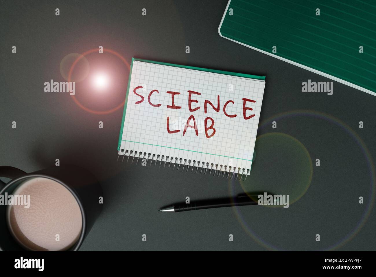 Hand writing sign Science Lab, Business approach special facility where ...