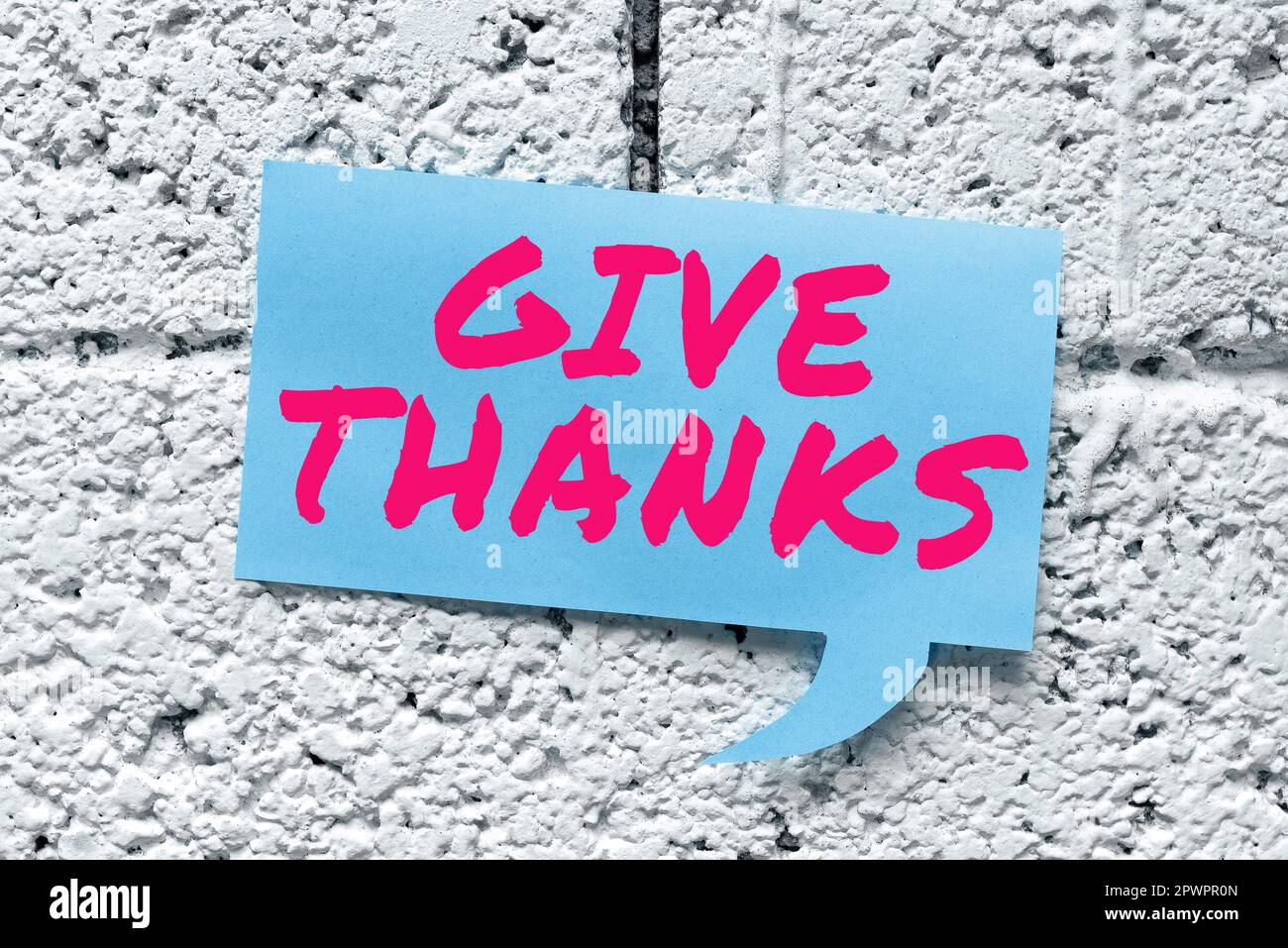 Text sign showing Give Thanks, Internet Concept express gratitude or ...