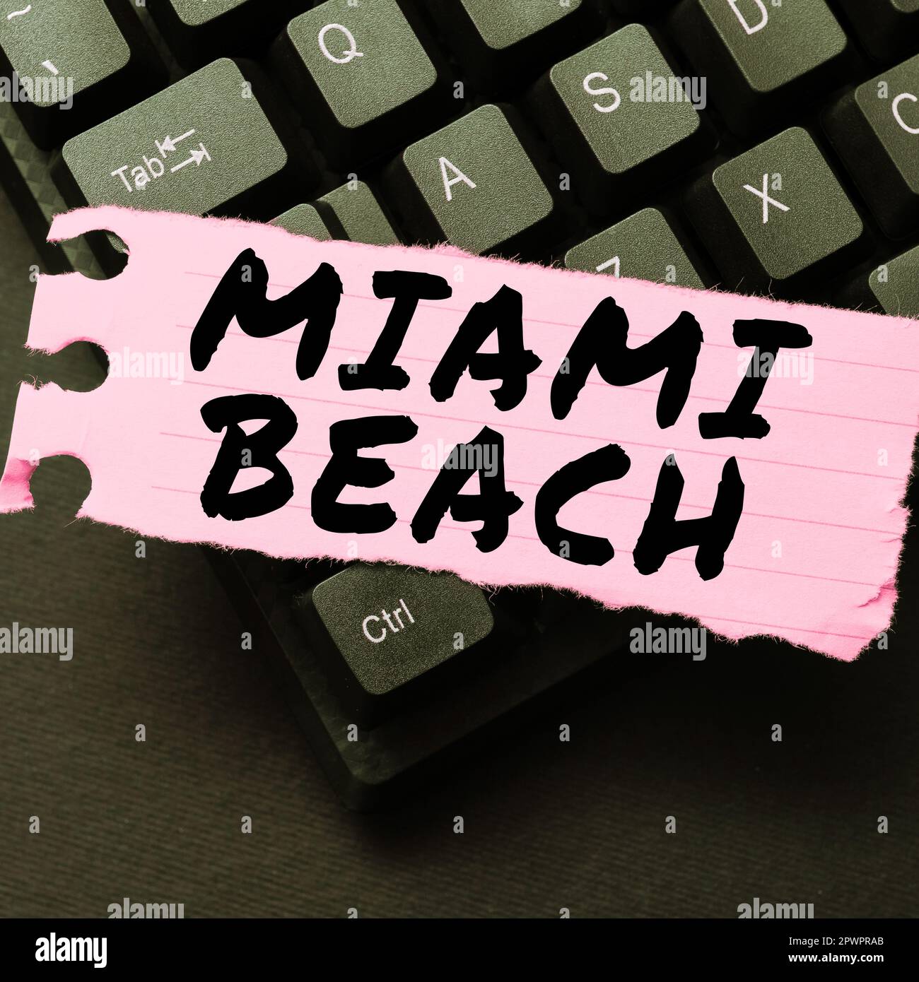 Inspiration showing sign Miami Beach, Word for the coastal resort city ...