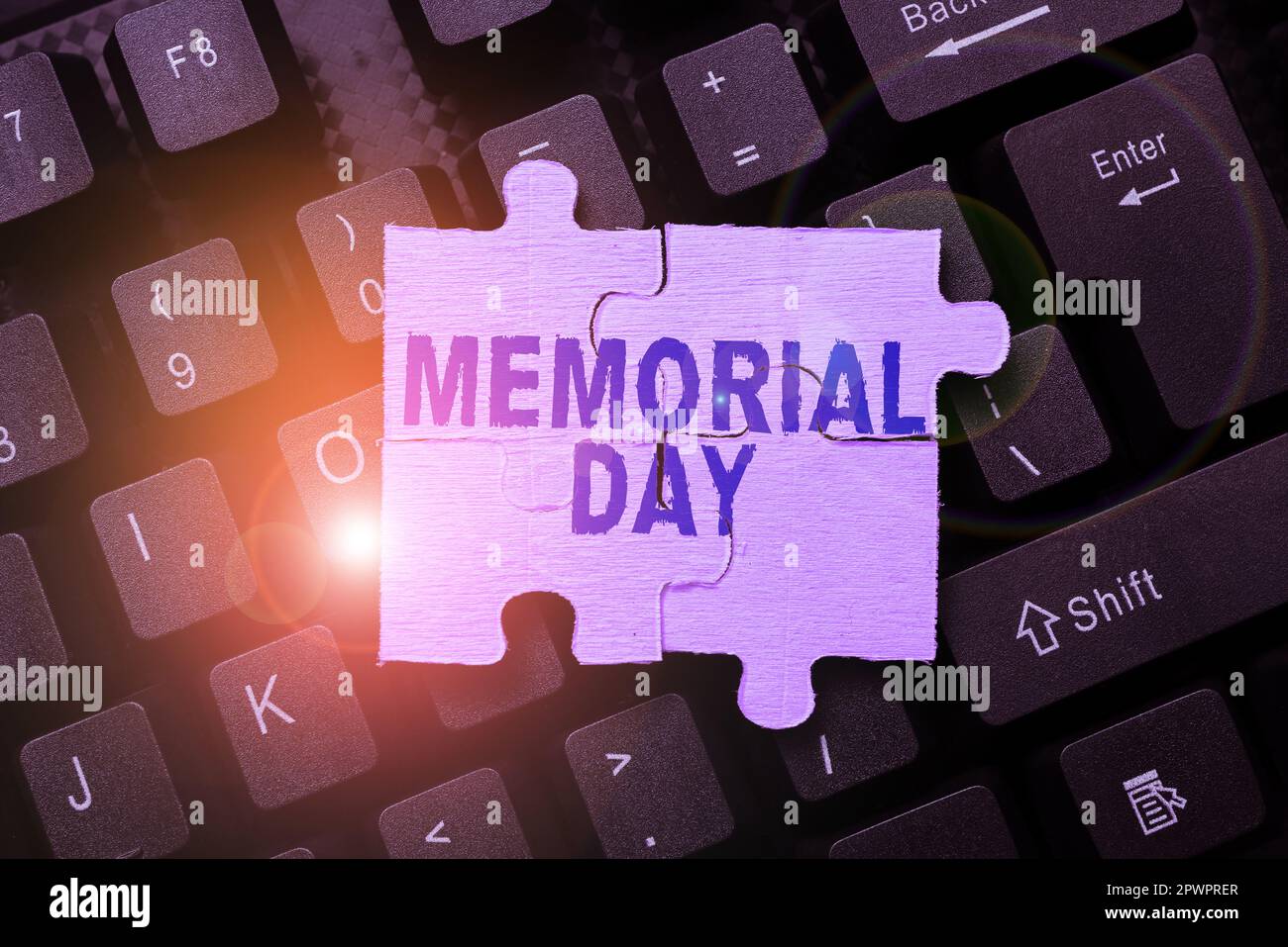 Sign displaying Memorial Day, Word for To honor and remembering those ...