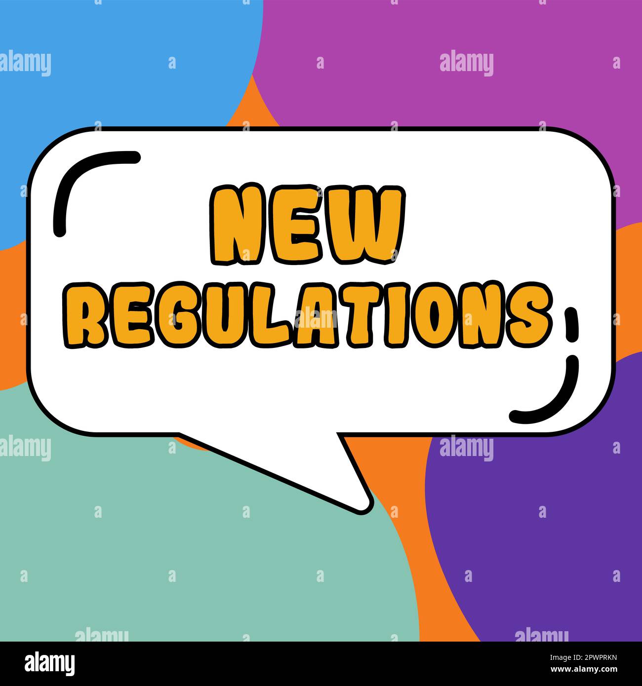 Conceptual caption New Regulations, Word Written on Regulation ...
