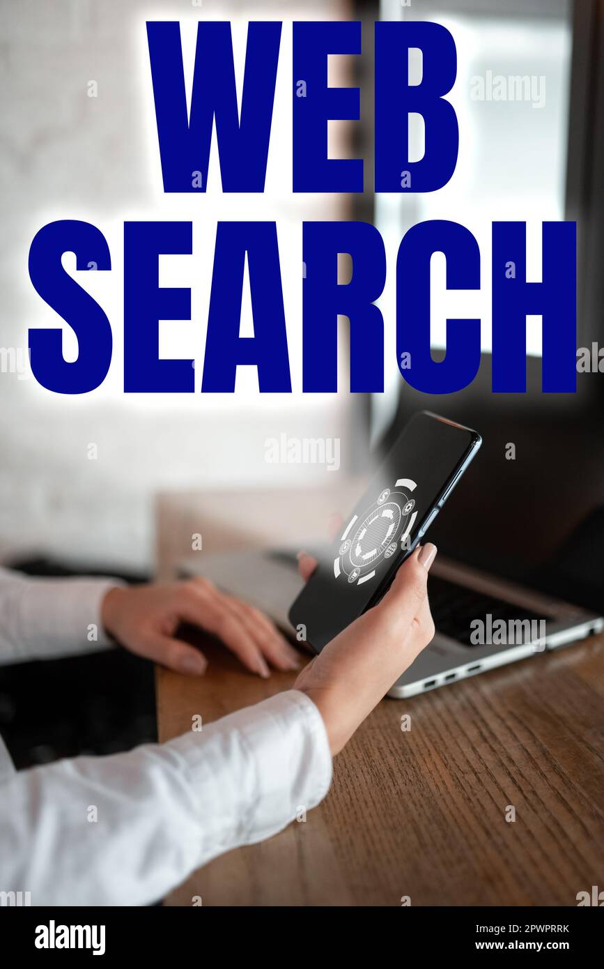 Inspiration showing sign Web Search, Business concept software system ...