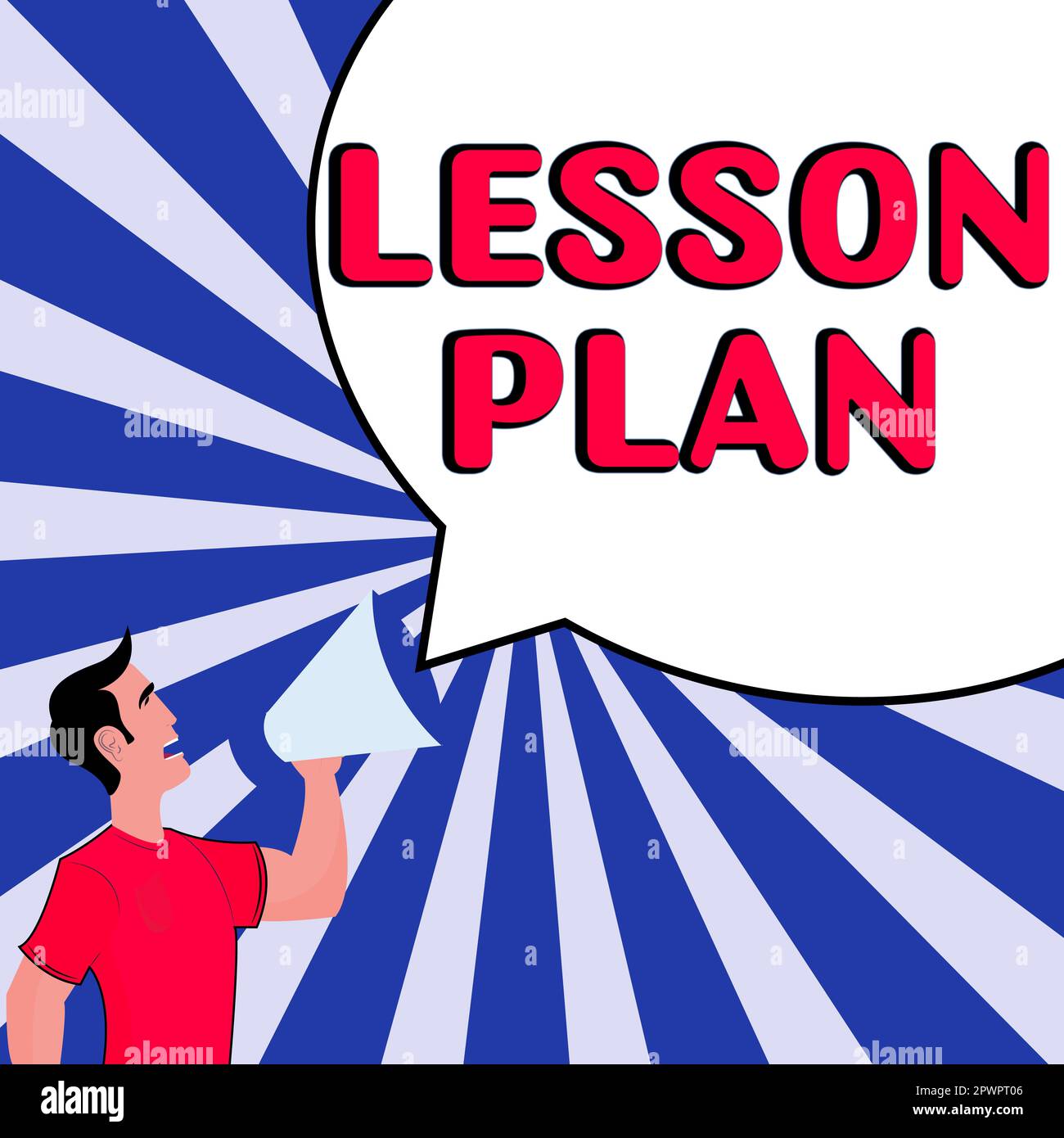 Hand writing sign Lesson Plan, Business idea a teacher's detailed ...