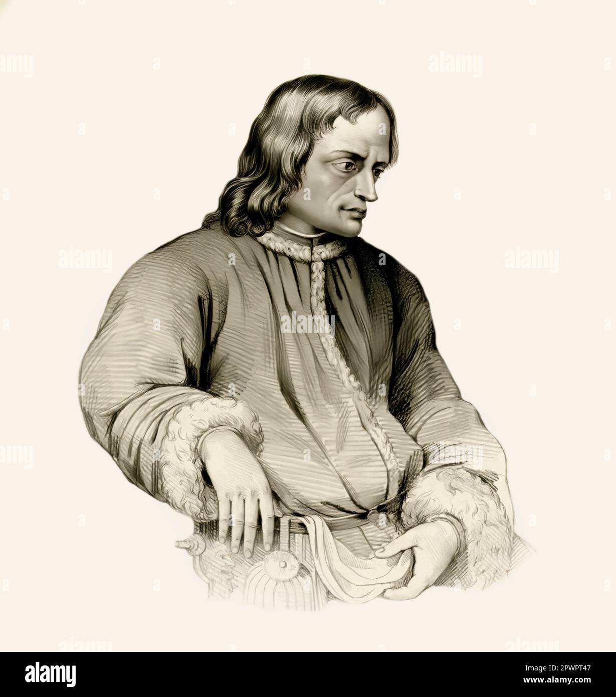 Portrait of Lorenzo I de Medici, or Lorenzo the Magnificent, 1449 ...