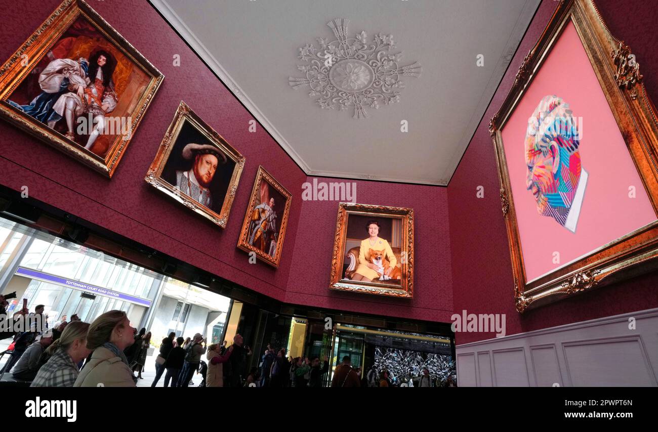 The Royally Big Portrait, a giant digital portrait of Britain's King ...
