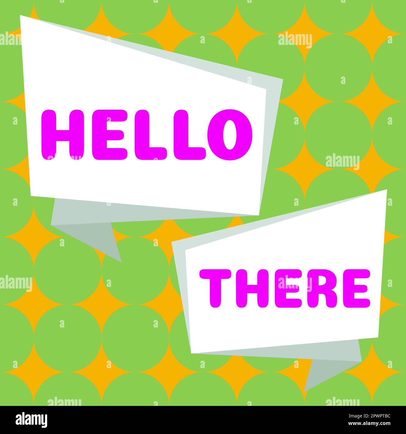 Hand writing sign Hello There, Internet Concept a way to get someone's ...