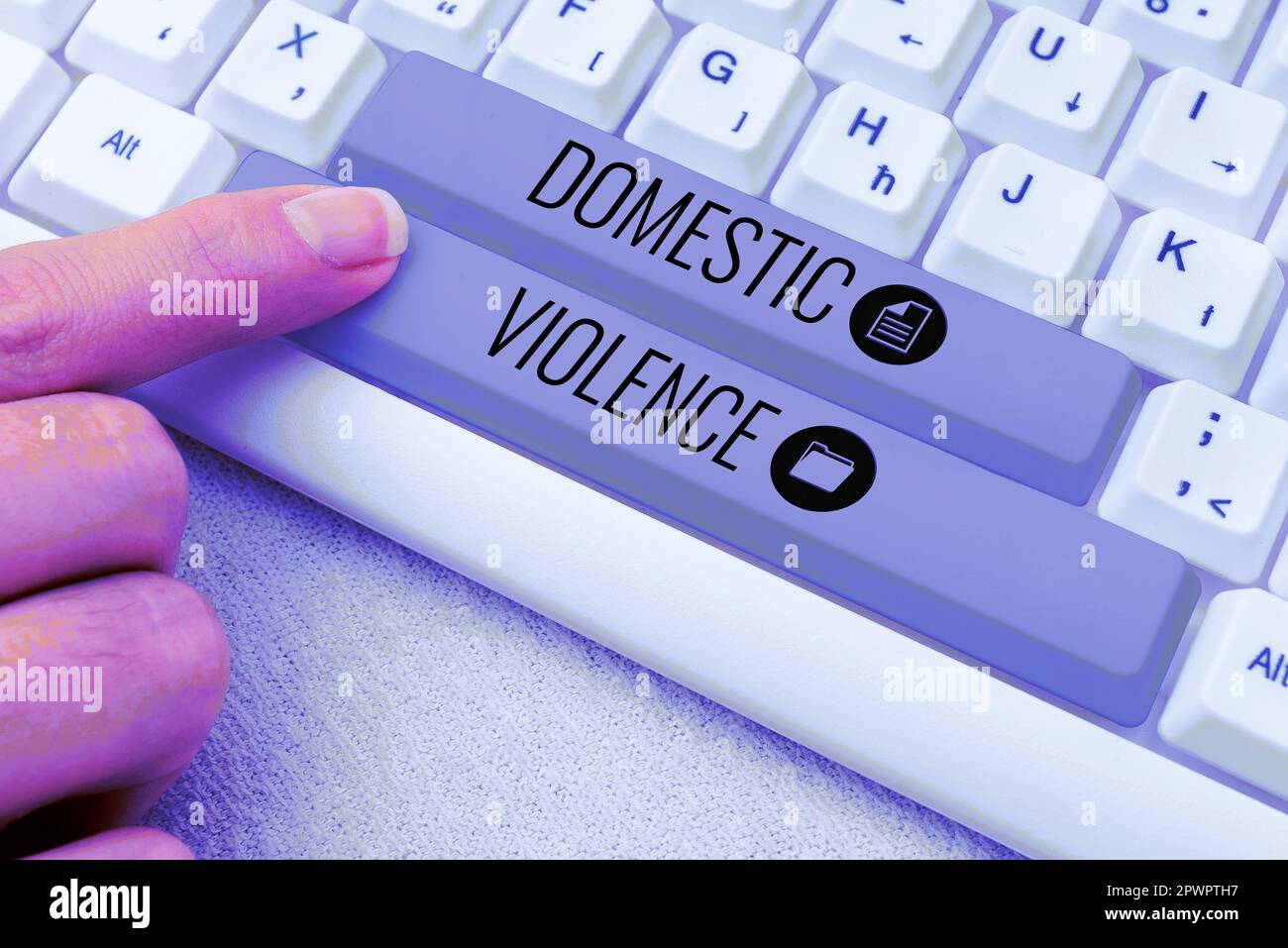 Handwriting text Domestic Violence, Business idea violent or abusive ...