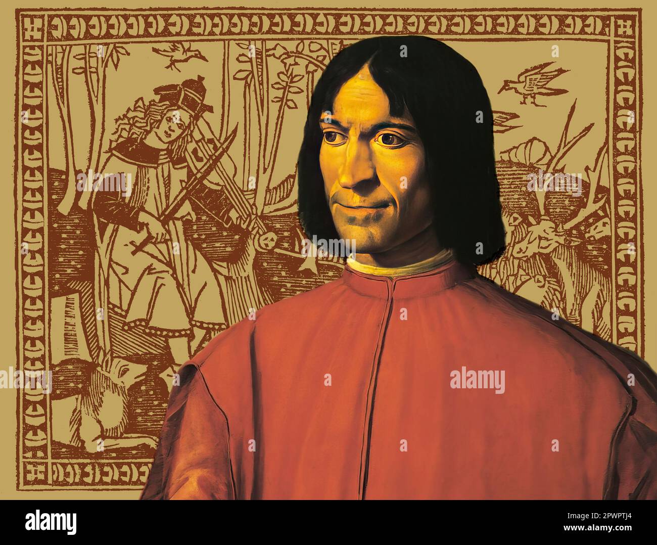 Portrait of Lorenzo I de Medici, or Lorenzo the Magnificent, 1449 ...