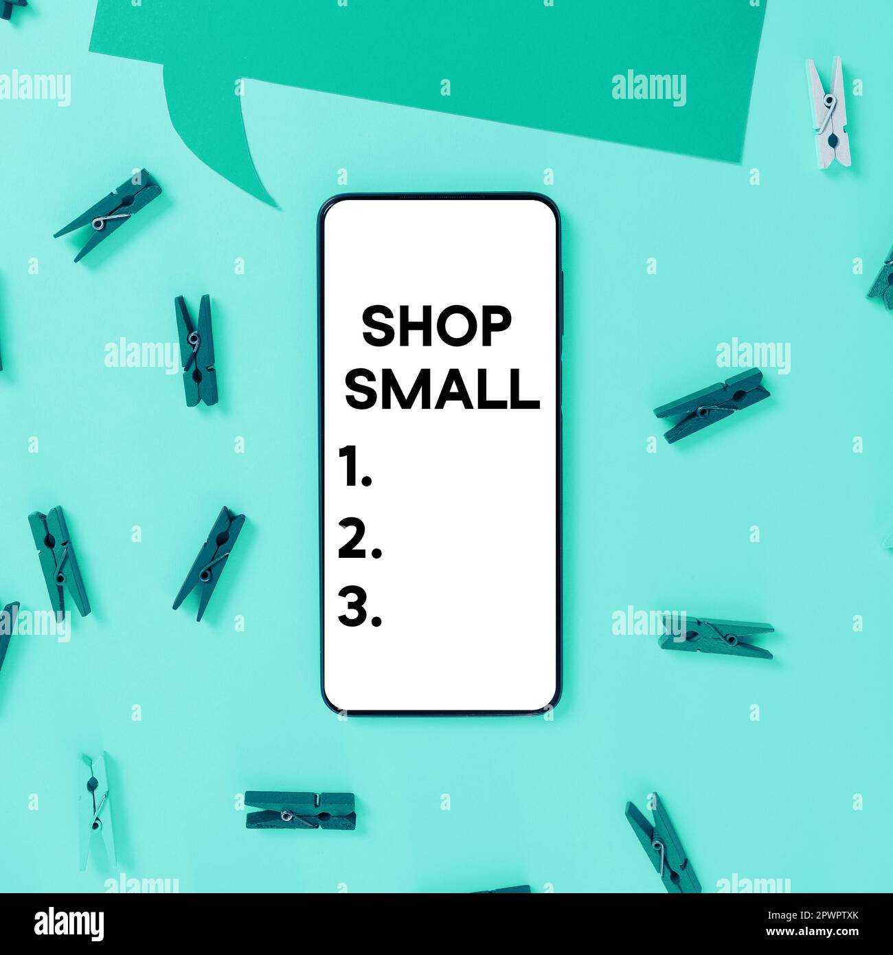 Conceptual caption Shop Small, Business approach nationwide movement ...