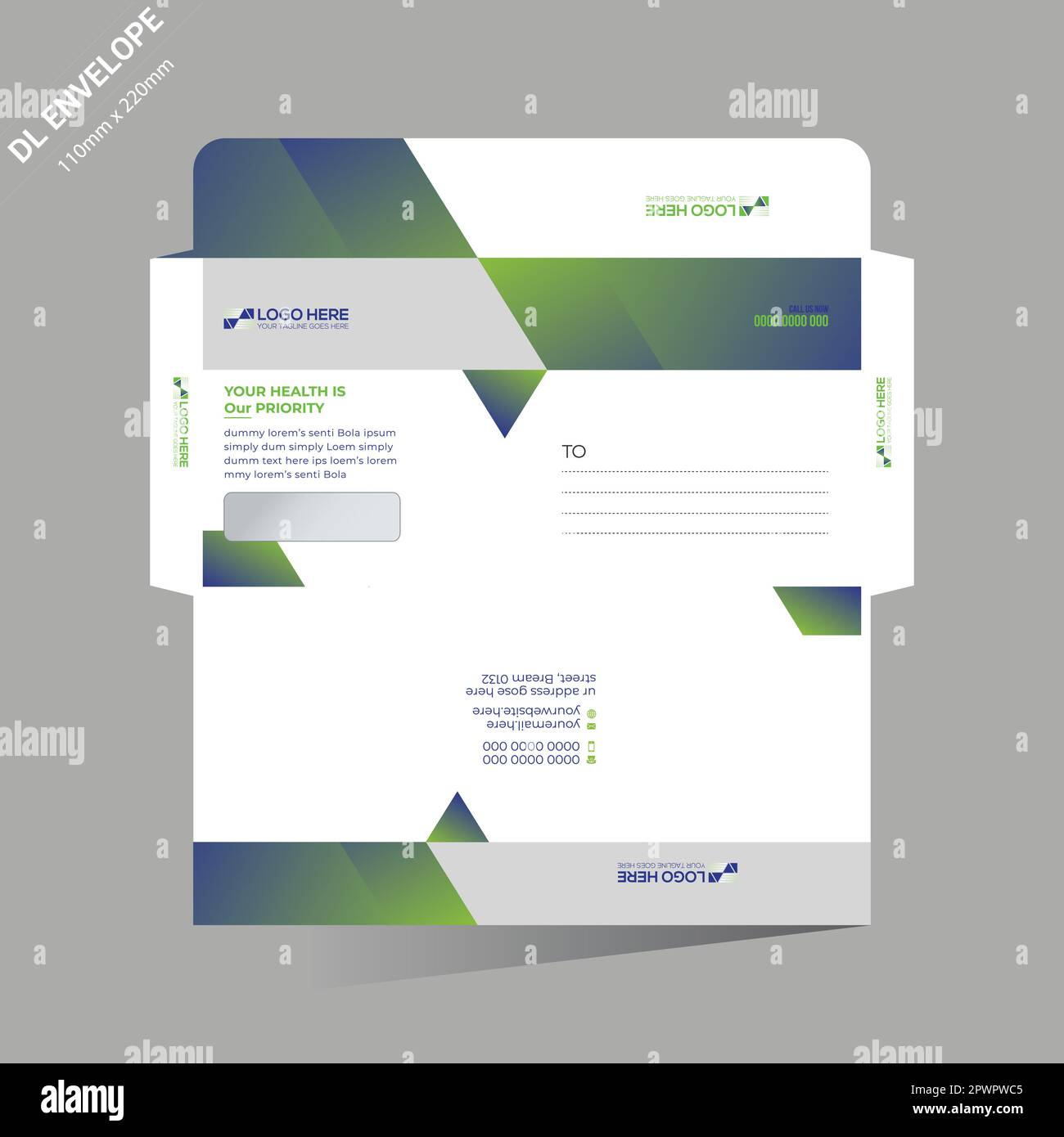 Health vector envelope design for any use Stock Vector Image & Art - Alamy