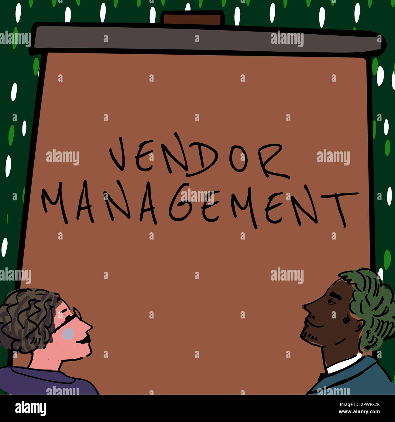 Hand writing sign Vendor Management, Conceptual photo activities ...