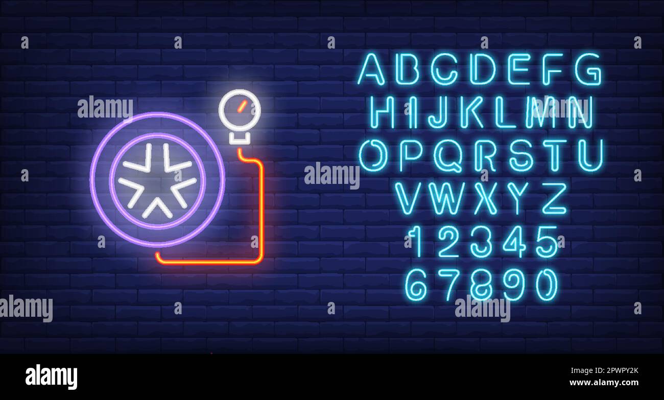 Car pump icon compressor hi-res stock photography and images - Alamy