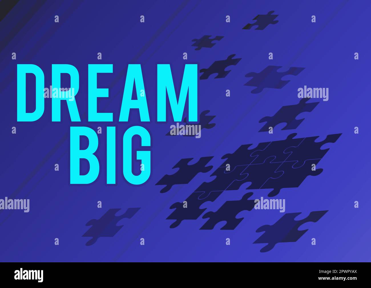 Writing displaying text Dream Big, Concept meaning To think of ...
