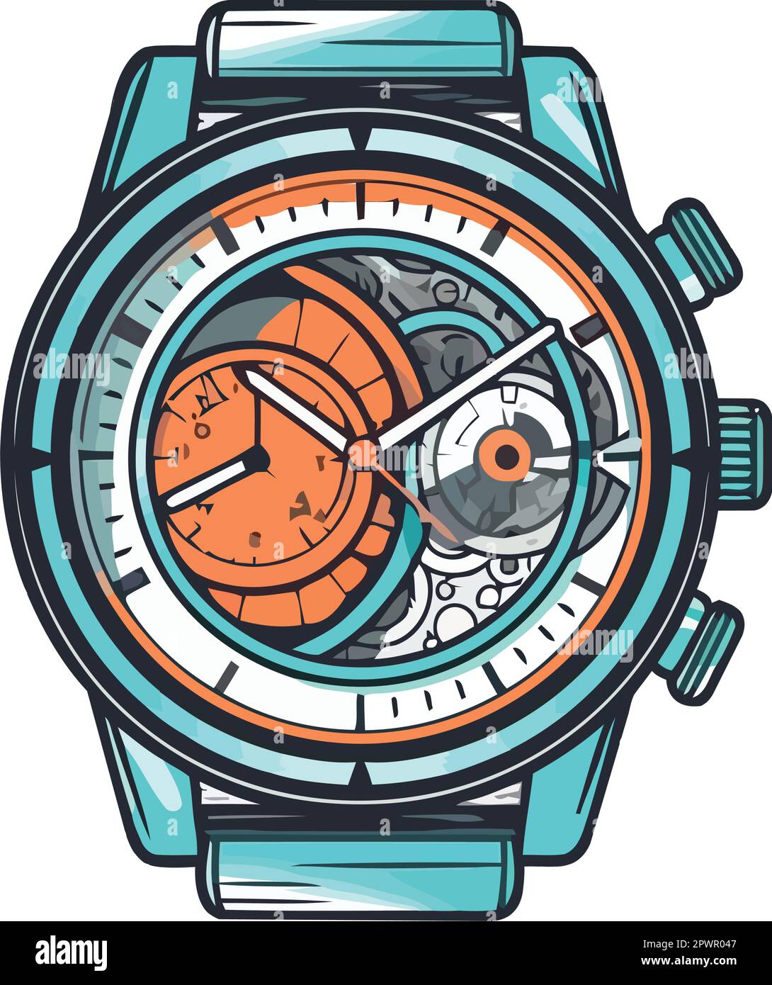 Time symbolized by clock face and minute hand Stock Vector Image & Art ...