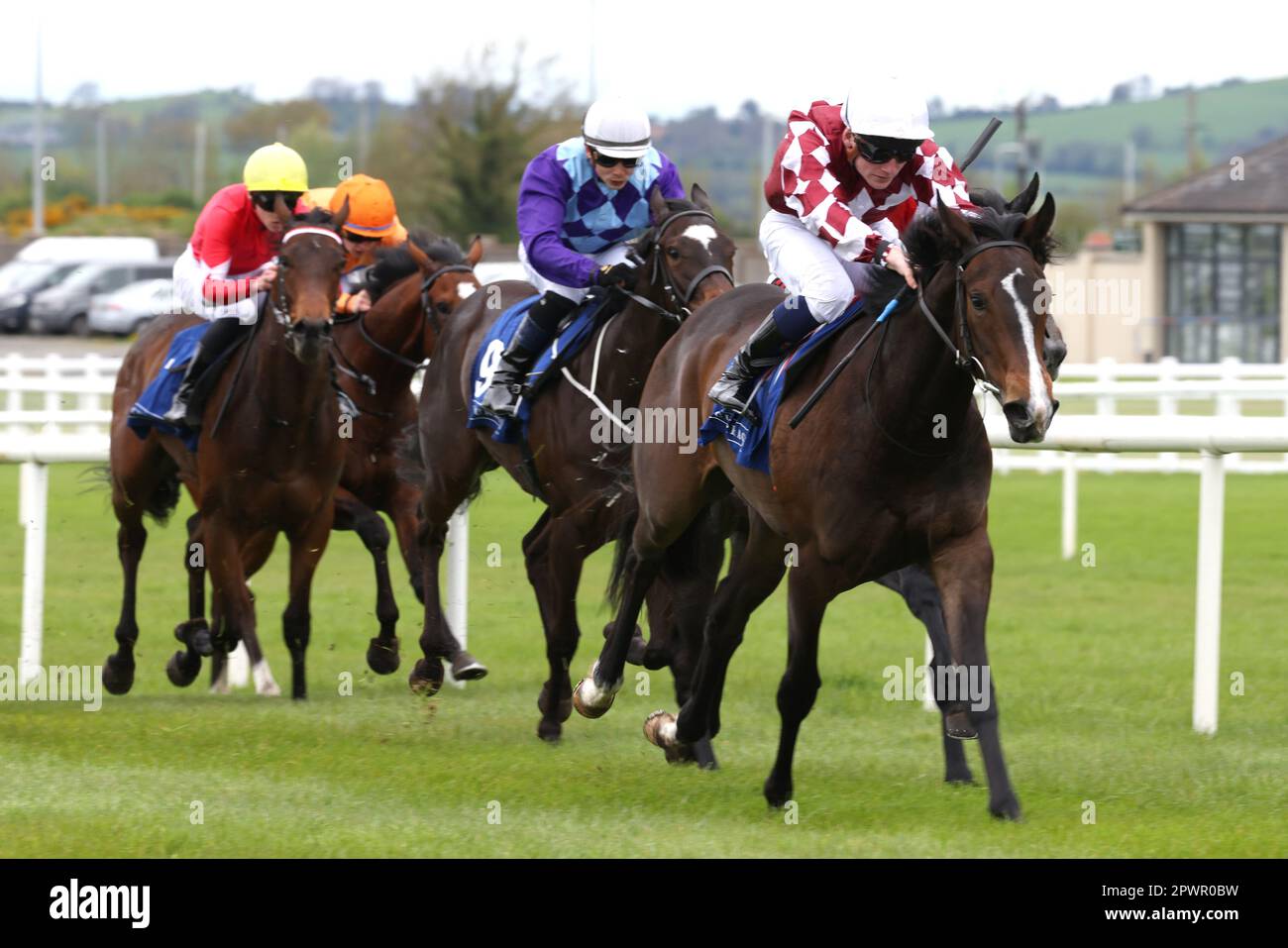 Do It with Style ridden by jockey Gavin Ryan (right) wins the Irish EBF ...