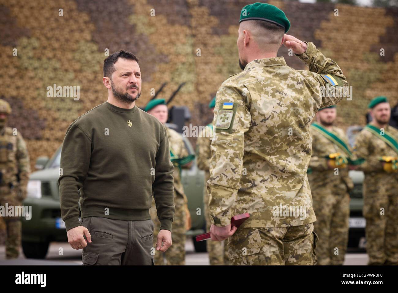 Ukrainian border guard hi-res stock photography and images - Alamy