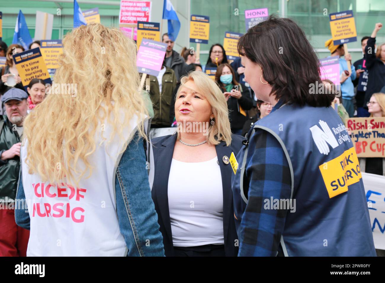 London, UK. 01 May 2023. General secretary of the Royal College of ...