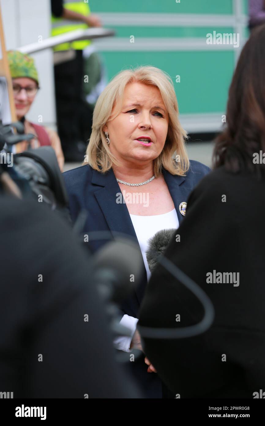 London, UK. 01 May 2023. General secretary of the Royal College of ...