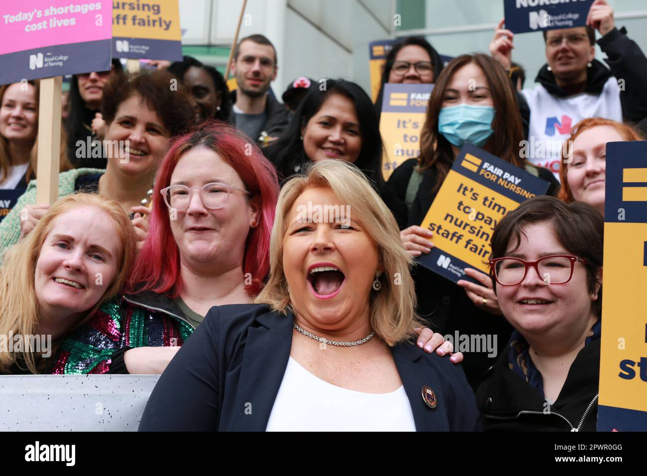 London, UK. 01 May 2023. General secretary of the Royal College of ...