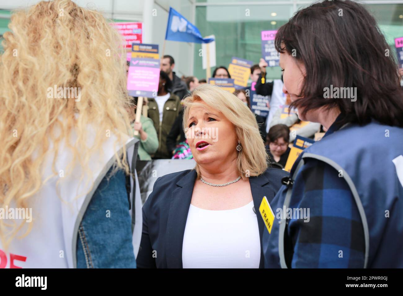 London, UK. 01 May 2023. General secretary of the Royal College of ...