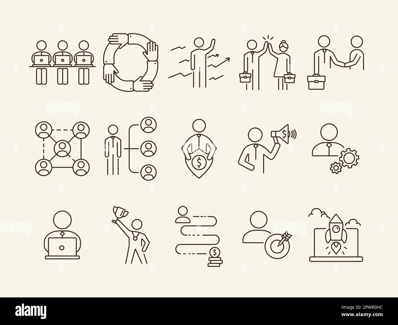 Starting business icons Stock Vector Image & Art - Alamy