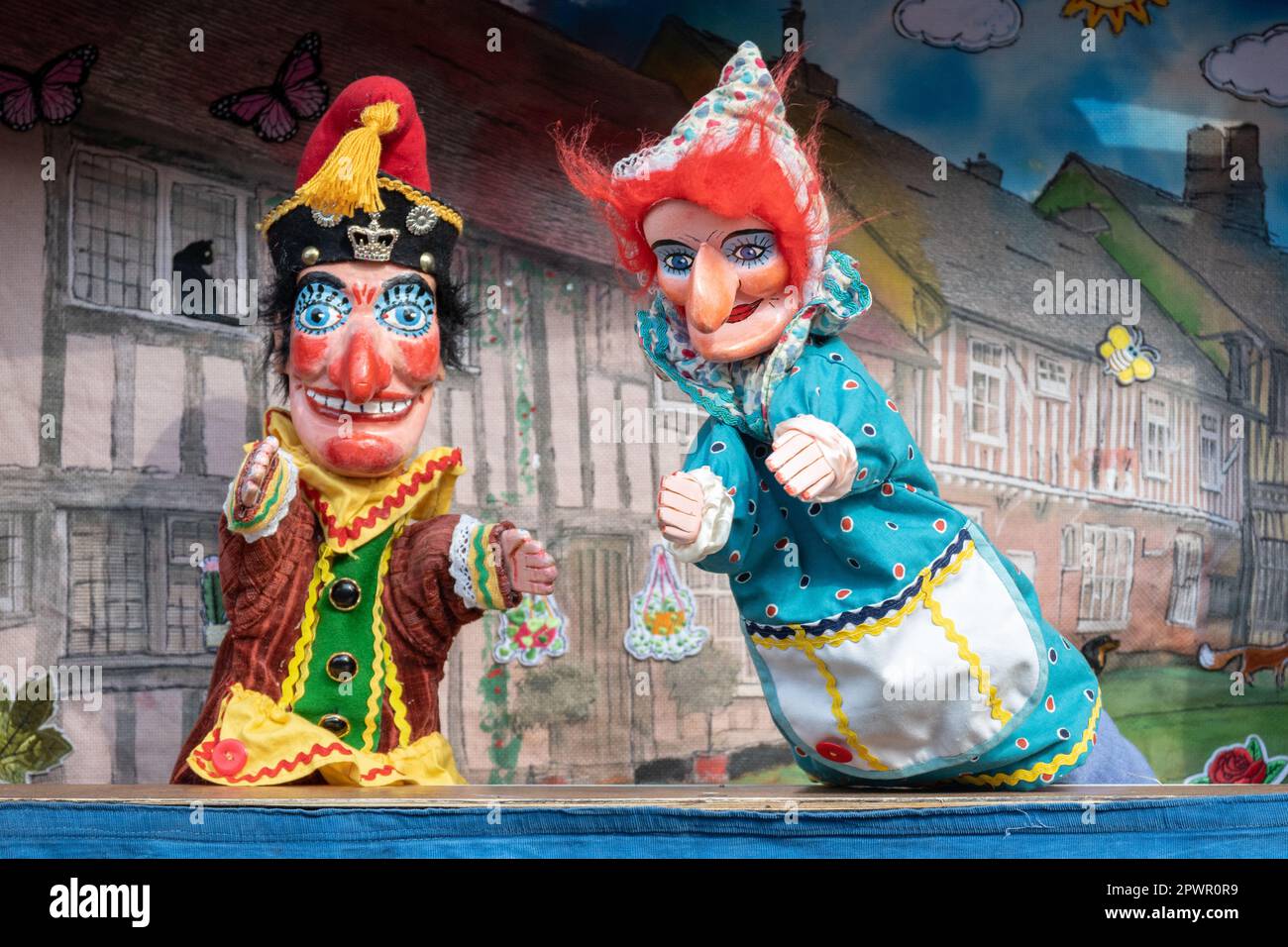 Punch and Judy puppet show, in London Stock Photo - Alamy