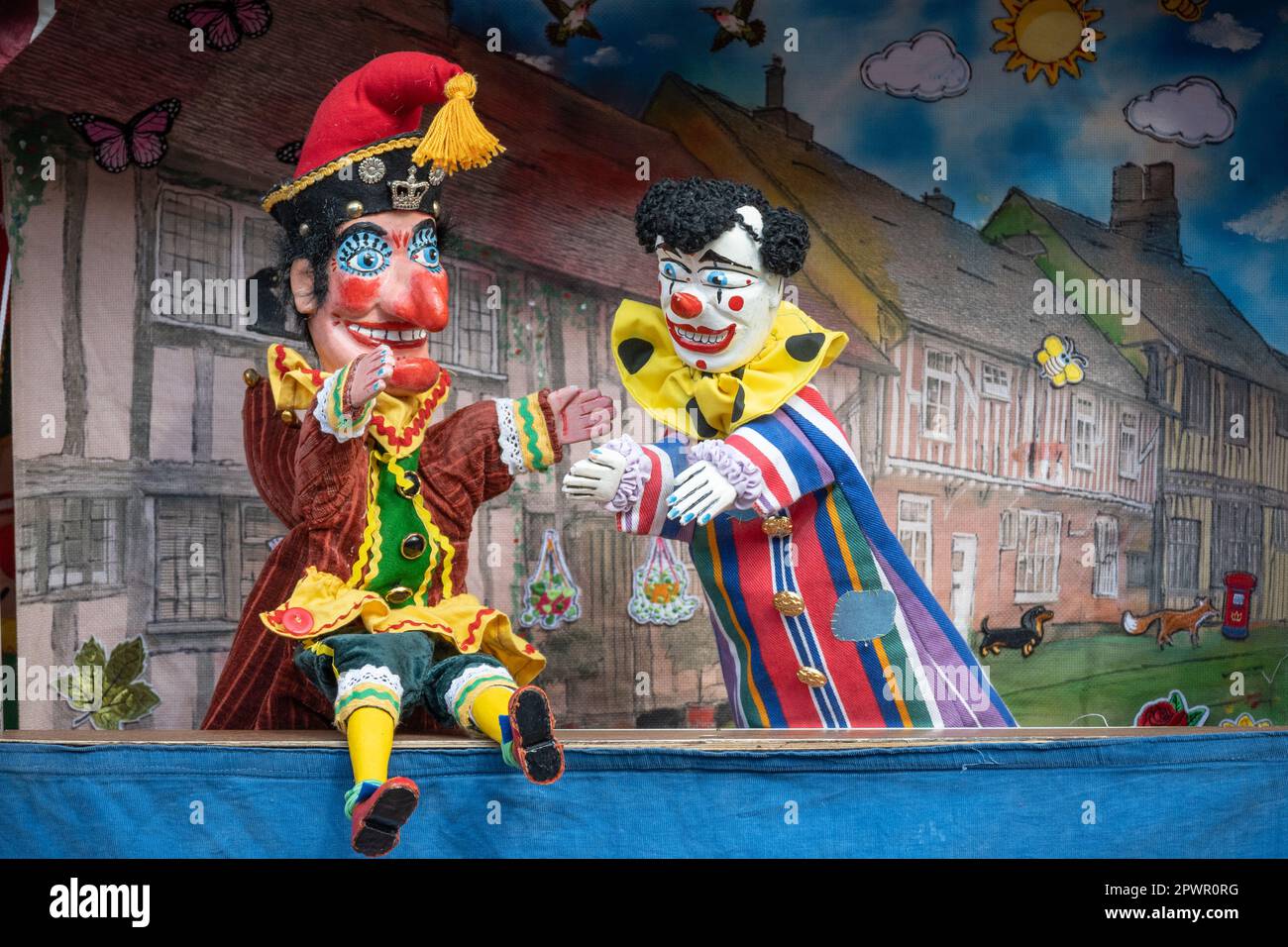 Punch and Judy puppet show, in London Stock Photo - Alamy