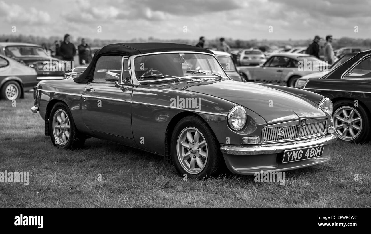 1970 MG MGB ‘YMG 481H’ on display at the April Scramble held at the ...