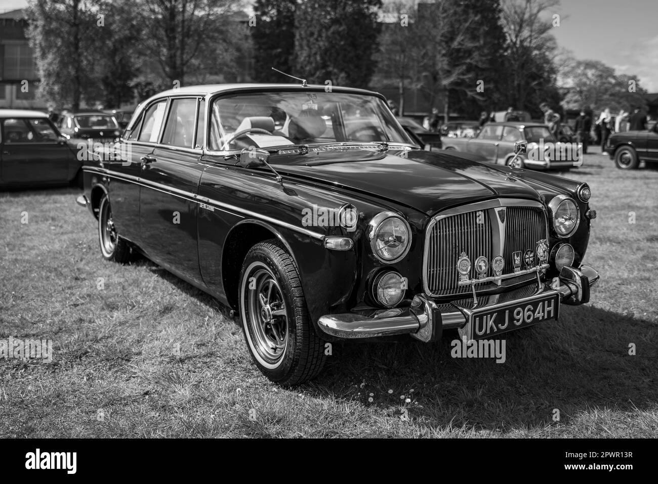 Rover 3.5 Litre Saloon ‘UKJ 964H’ on display at the April Scramble held ...