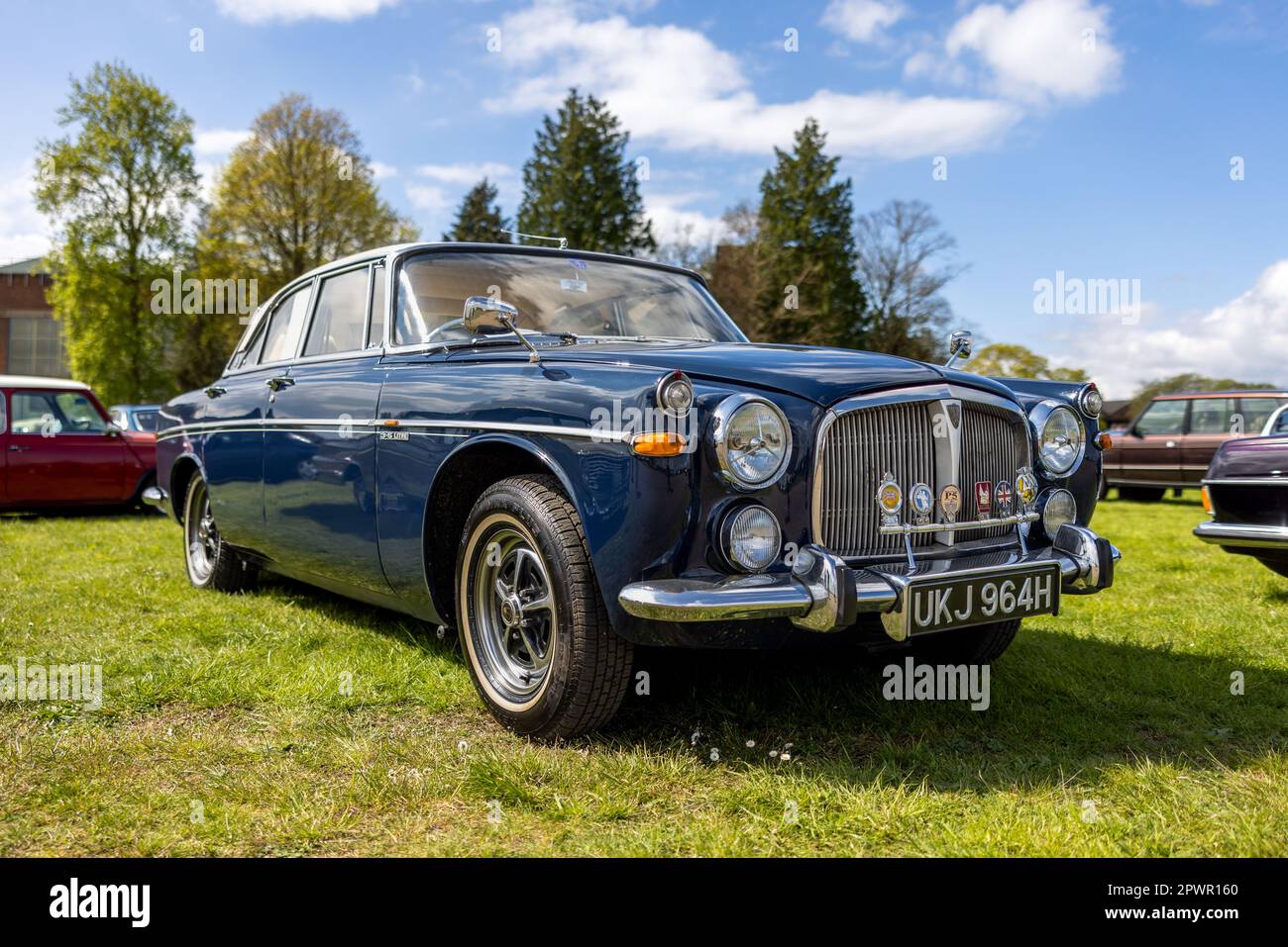 Rover 3.5 Litre Saloon ‘UKJ 964H’ on display at the April Scramble held ...