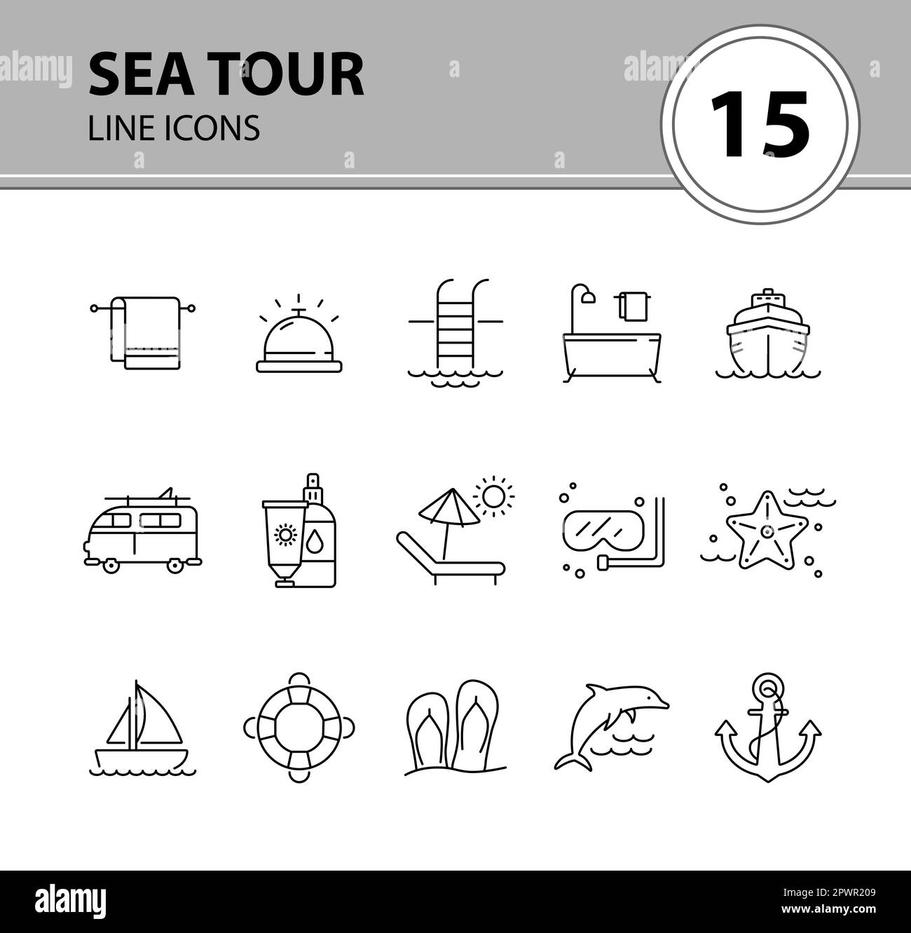 Seaside resort swimming Black and White Stock Photos & Images - Alamy