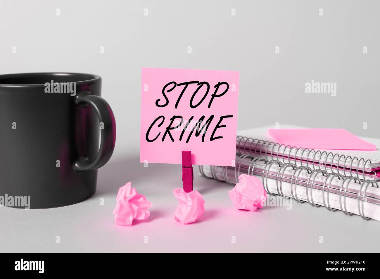 Inspiration showing sign Stop Crime, Business showcase the effort or ...