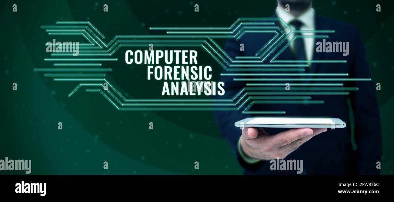 Computer evidence detective forensic hi-res stock photography and ...
