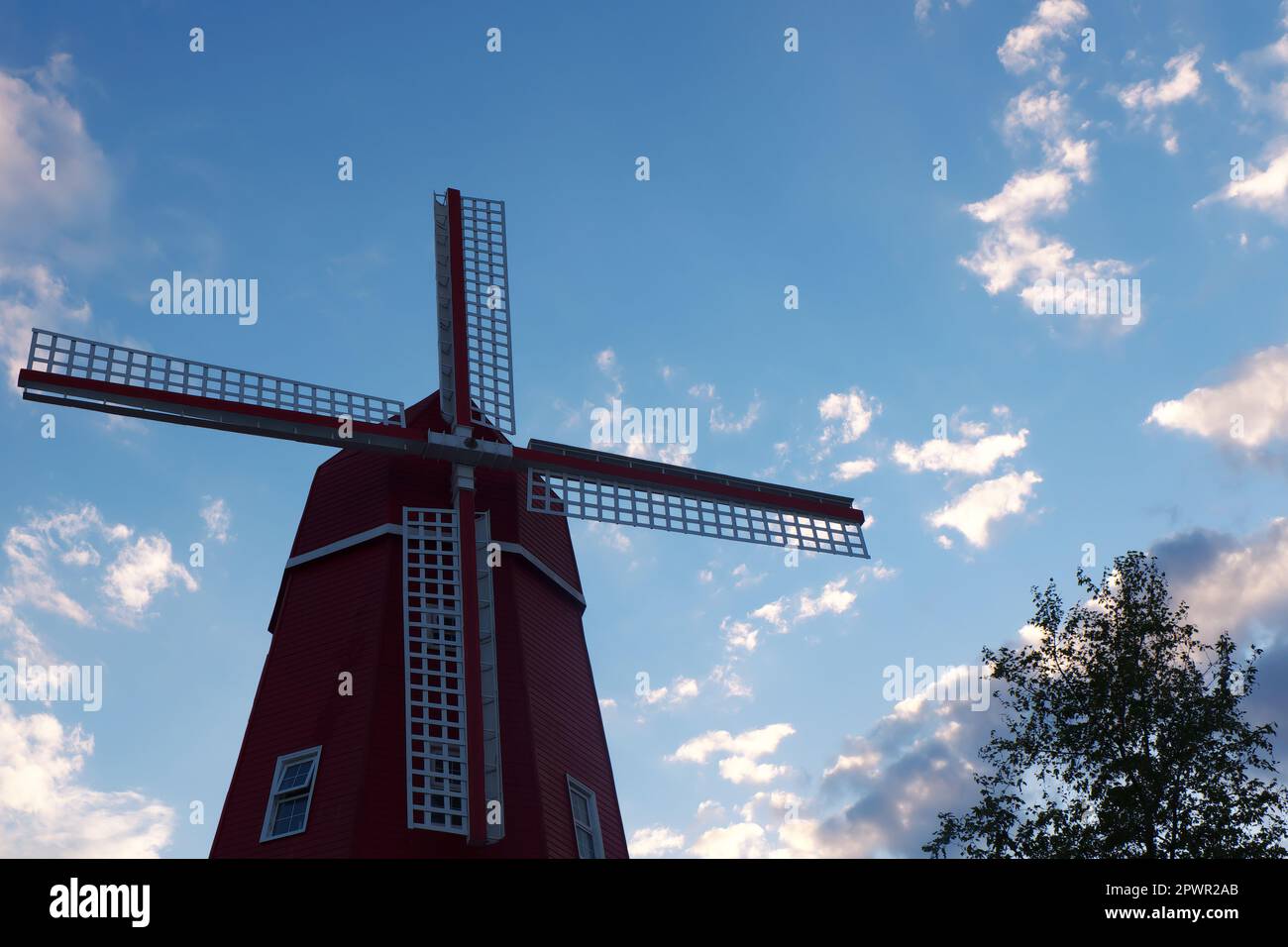 Red light windmill hi-res stock photography and images - Alamy